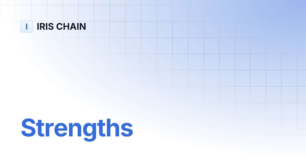Strengths | IRIS CHAIN
